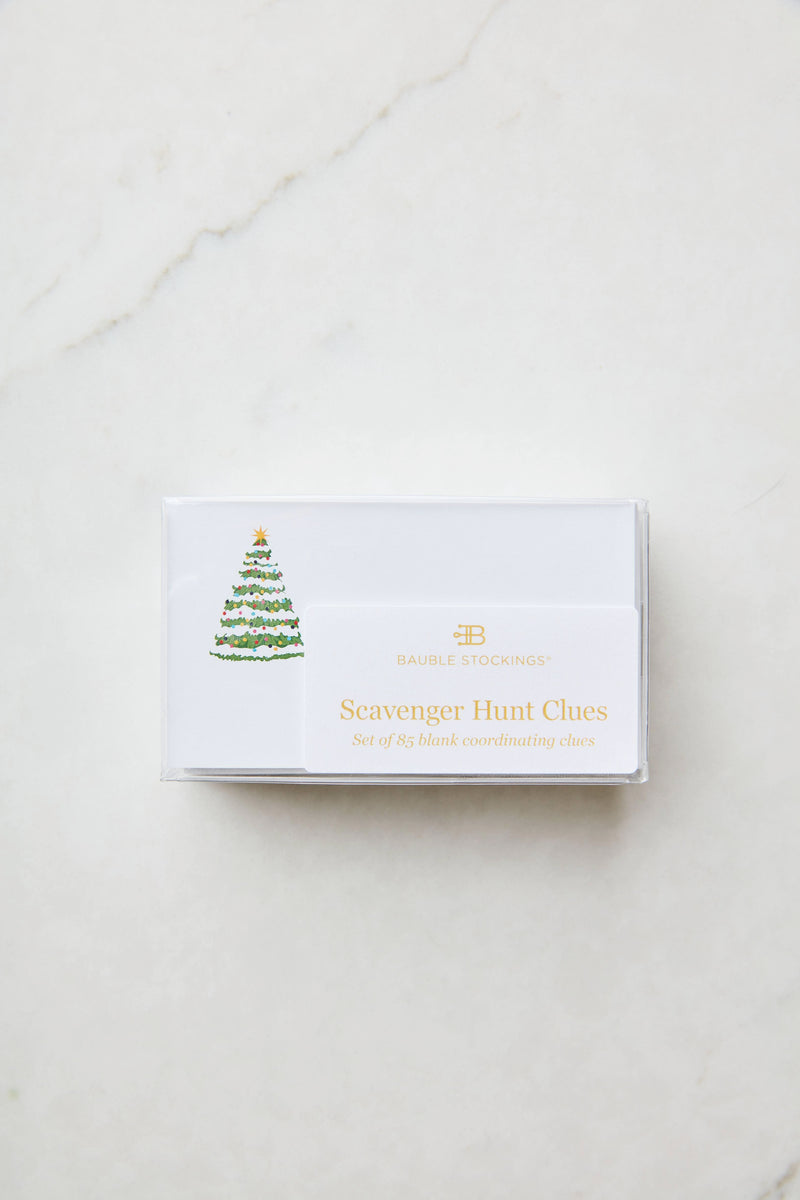 Winter Wonderland Scavenger Hunt Clues – Bauble Stockings